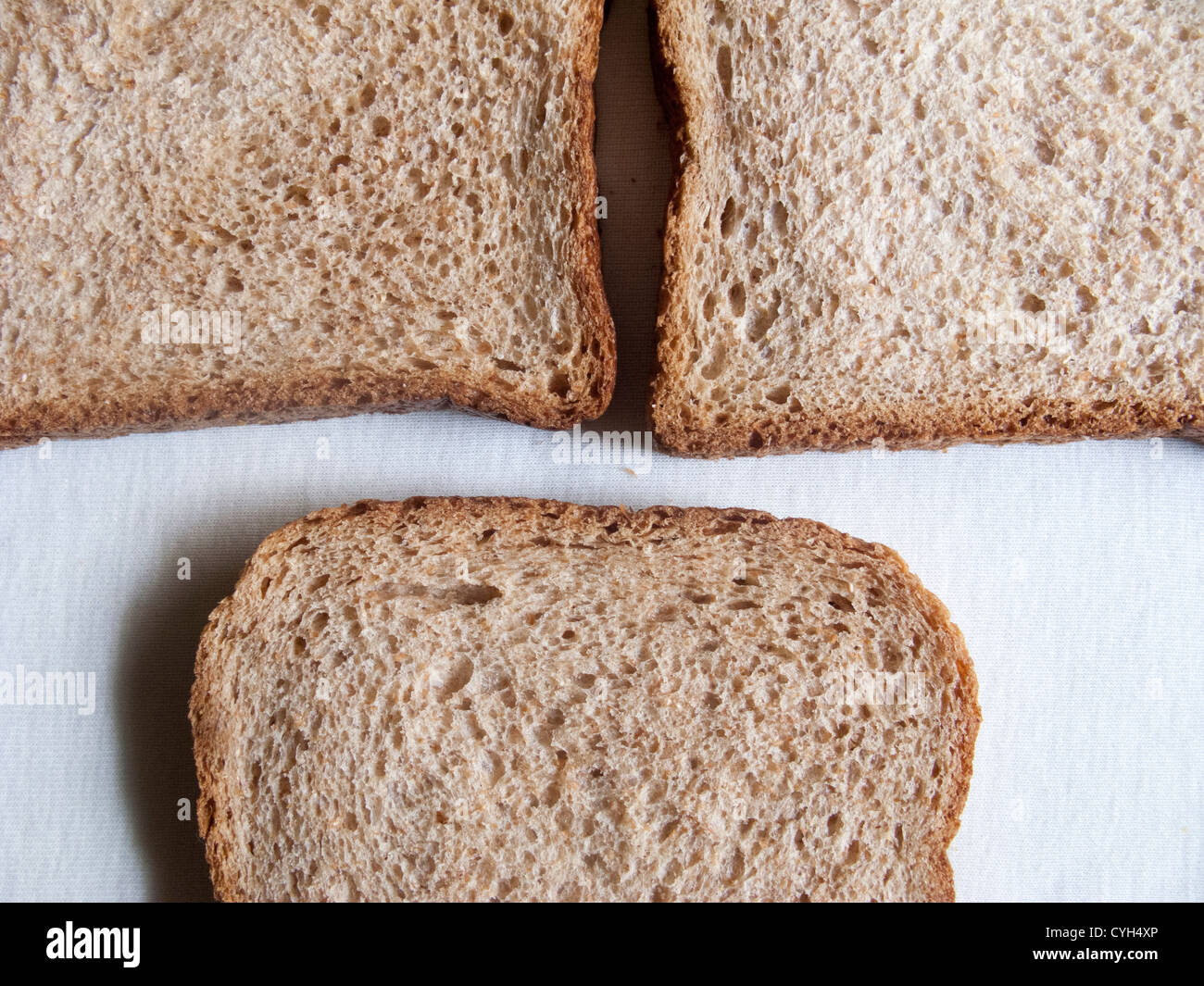 Brown Sliced Bread for Toast Stock Photo - Alamy