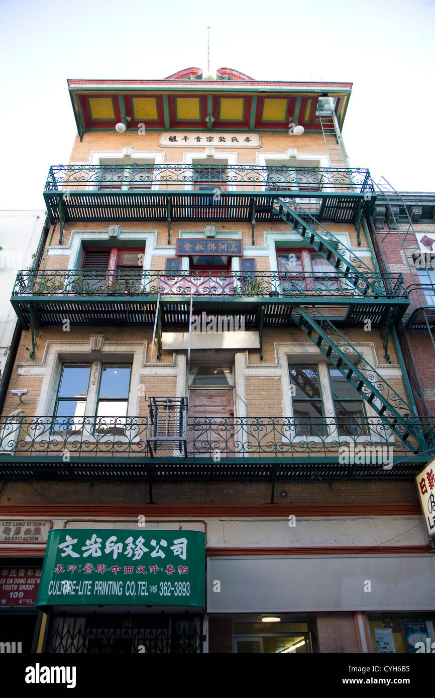 Street scene in China Town, San Francisco, California, USA Stock Photo ...
