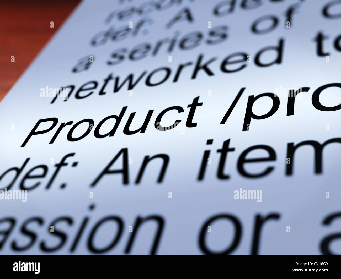 Product Definition Closeup Shows Goods For Sale At A Store Stock Photo ...