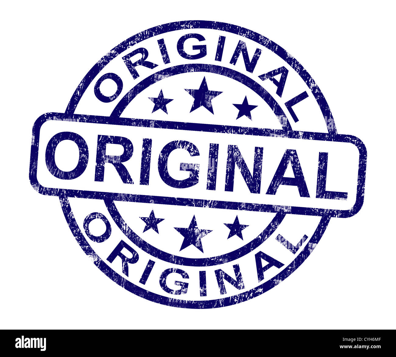 Original Stamp Showing Genuine Authentic Products Stock Photo - Alamy