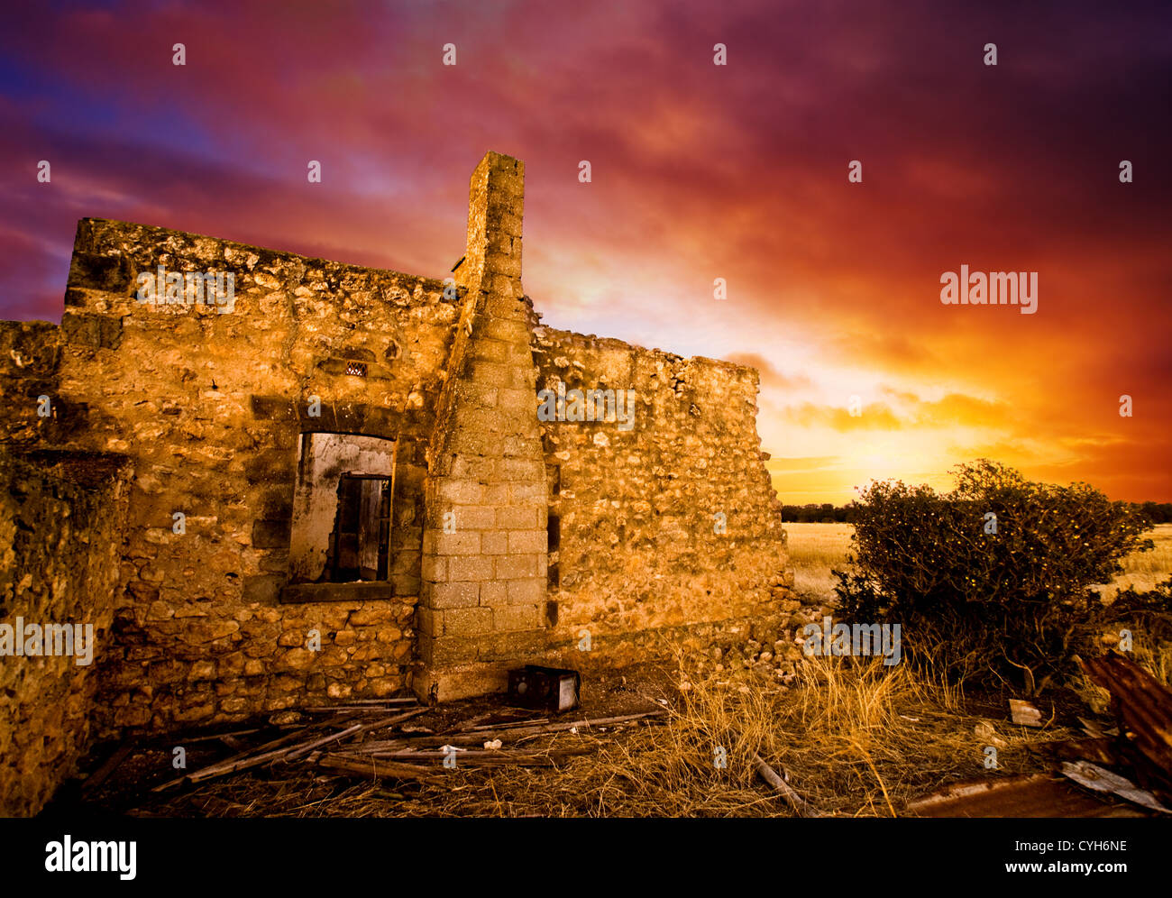 Ancient farm ruins hi-res stock photography and images - Alamy