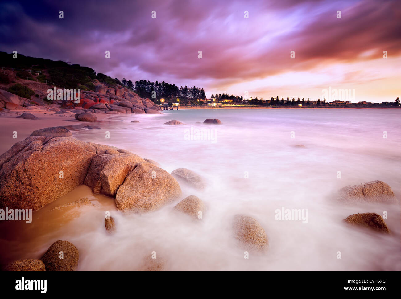 Beautiful Australian Beach Sunrise Stock Photo - Alamy