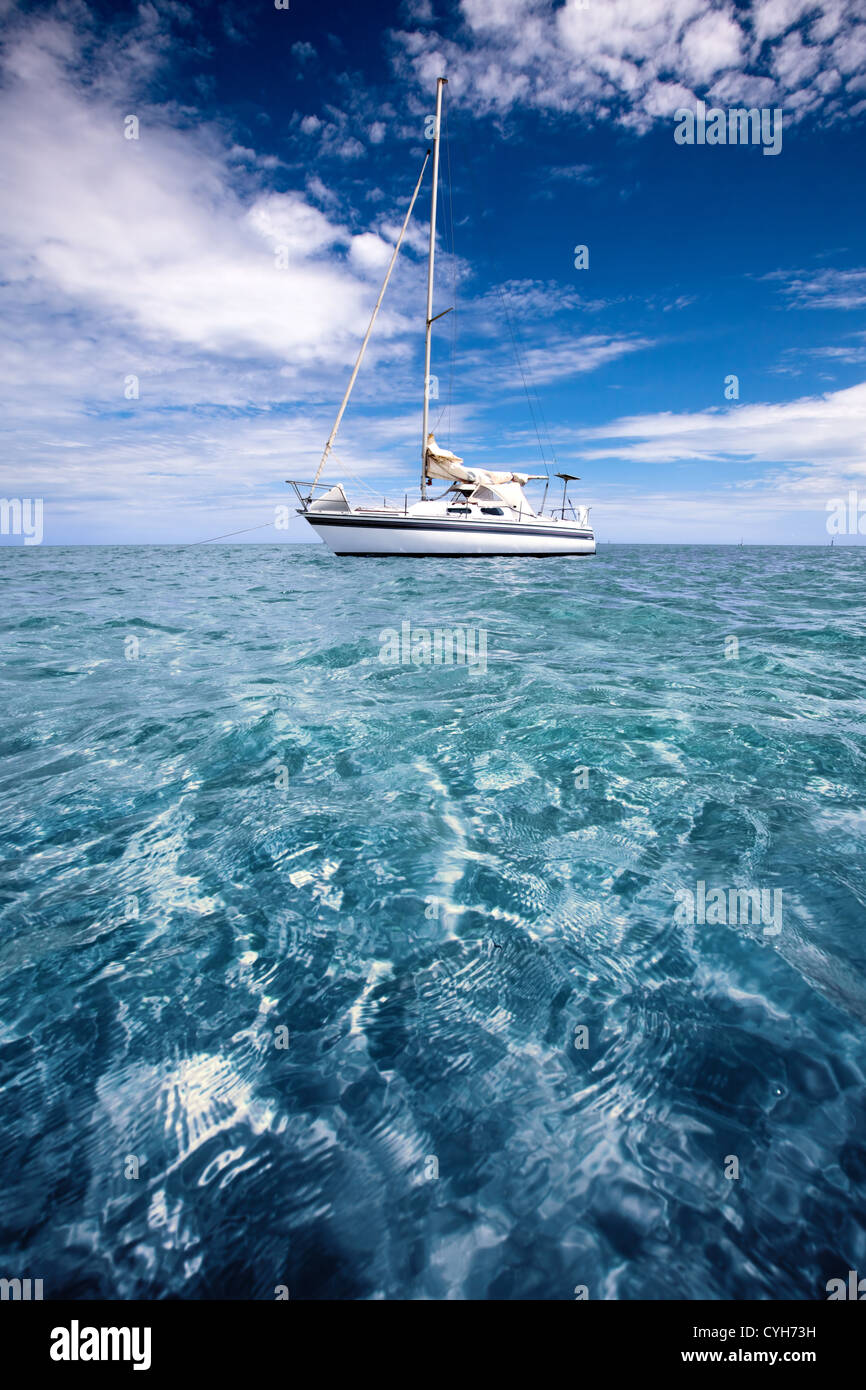 Sailing yacht tropical sail hi-res stock photography and images - Alamy