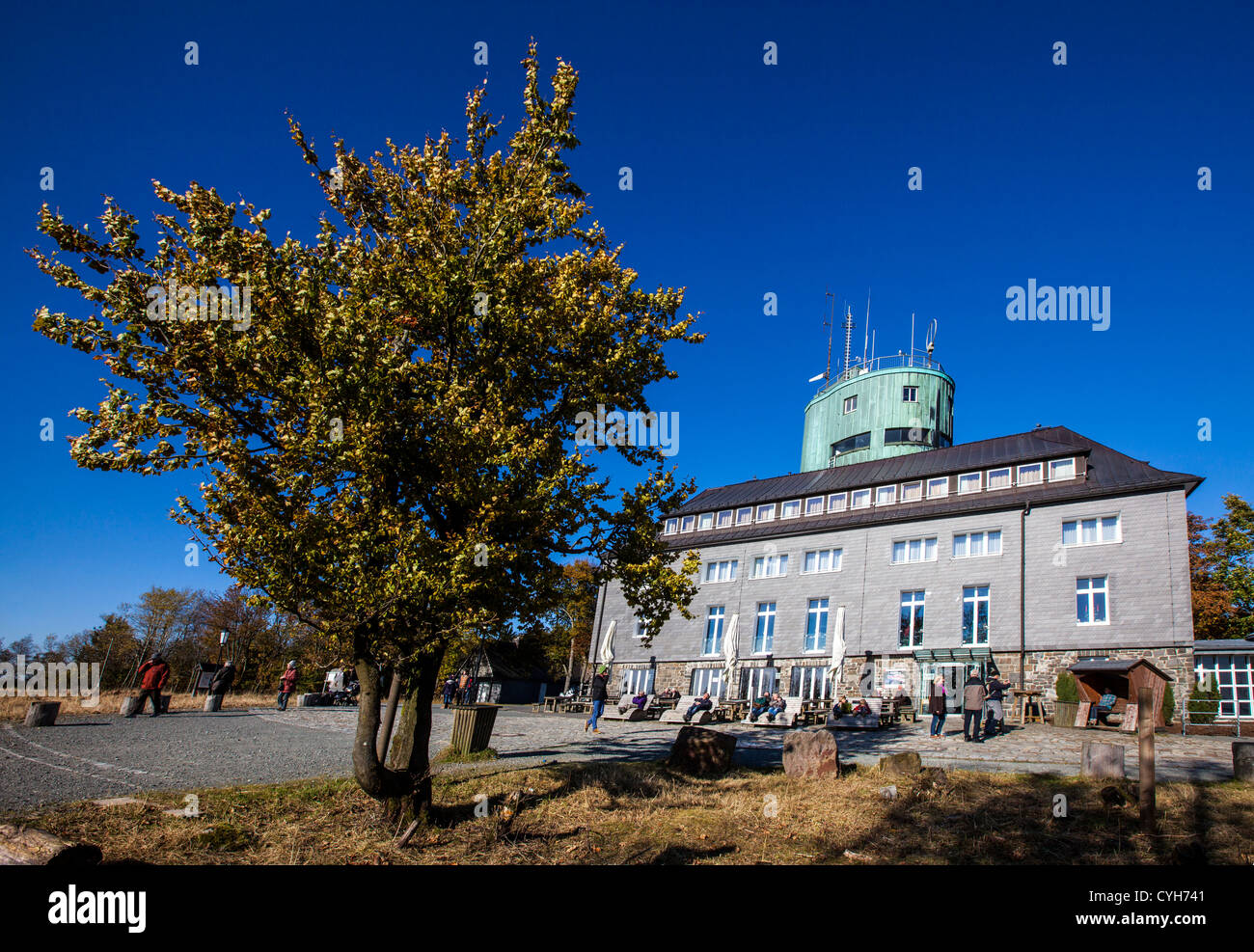 Asten Tower, a hotel, restaurant and weather station on the Kahle Aste ...
