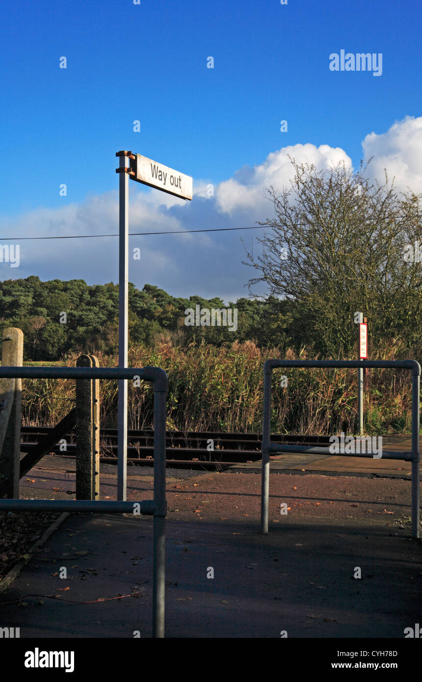 Haddiscoe sign hi-res stock photography and images - Alamy