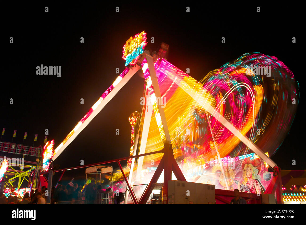 Outdoor fair ride hi-res stock photography and images - Alamy