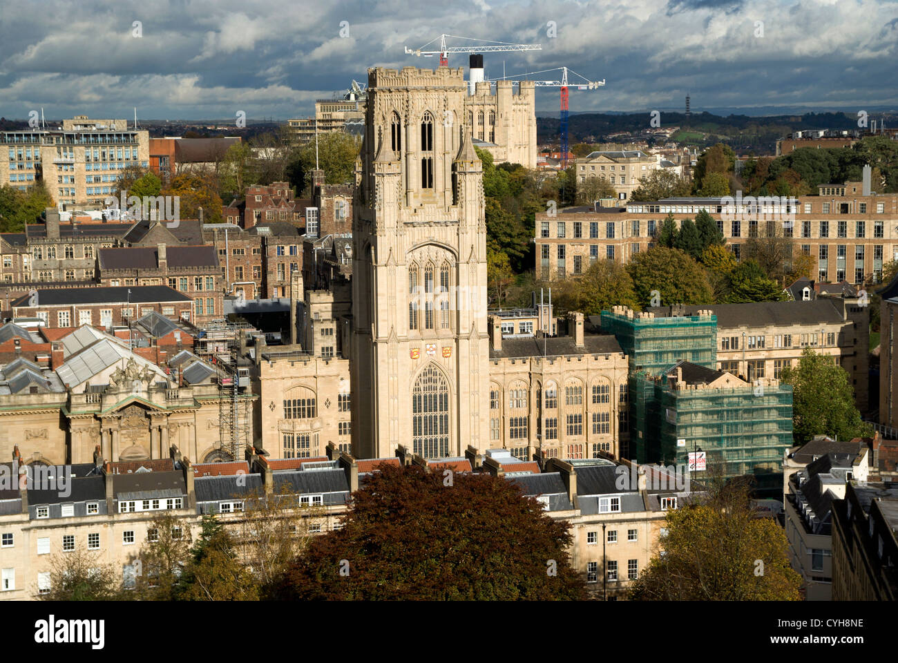 Wills tower and cabot tower bristol hi-res stock photography and images ...