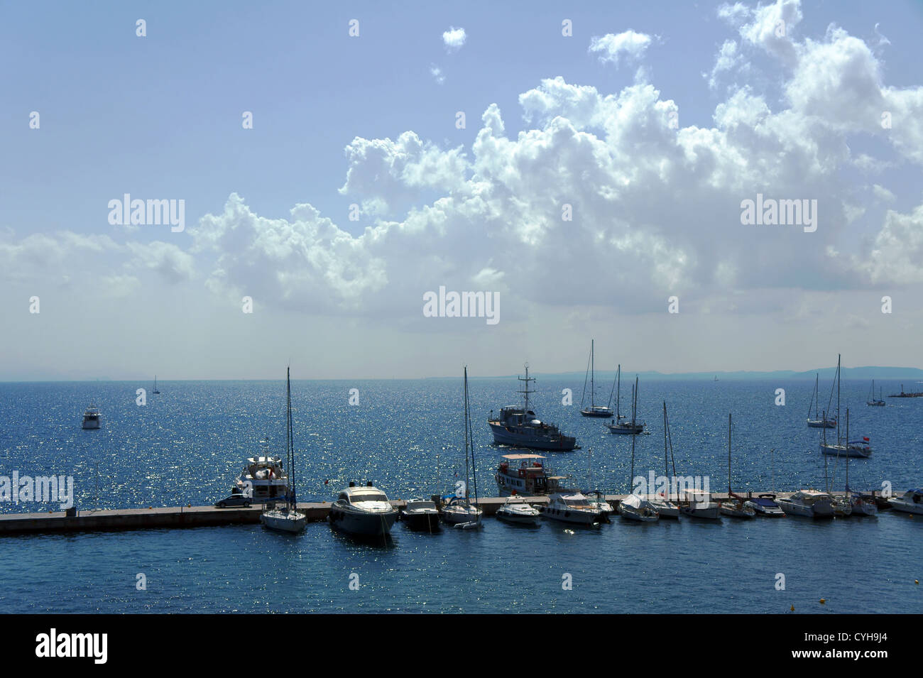 port in city of Corfu, Greek Stock Photo - Alamy