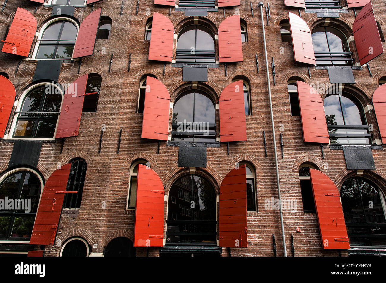 Dutch house open window hi-res stock photography and images - Alamy