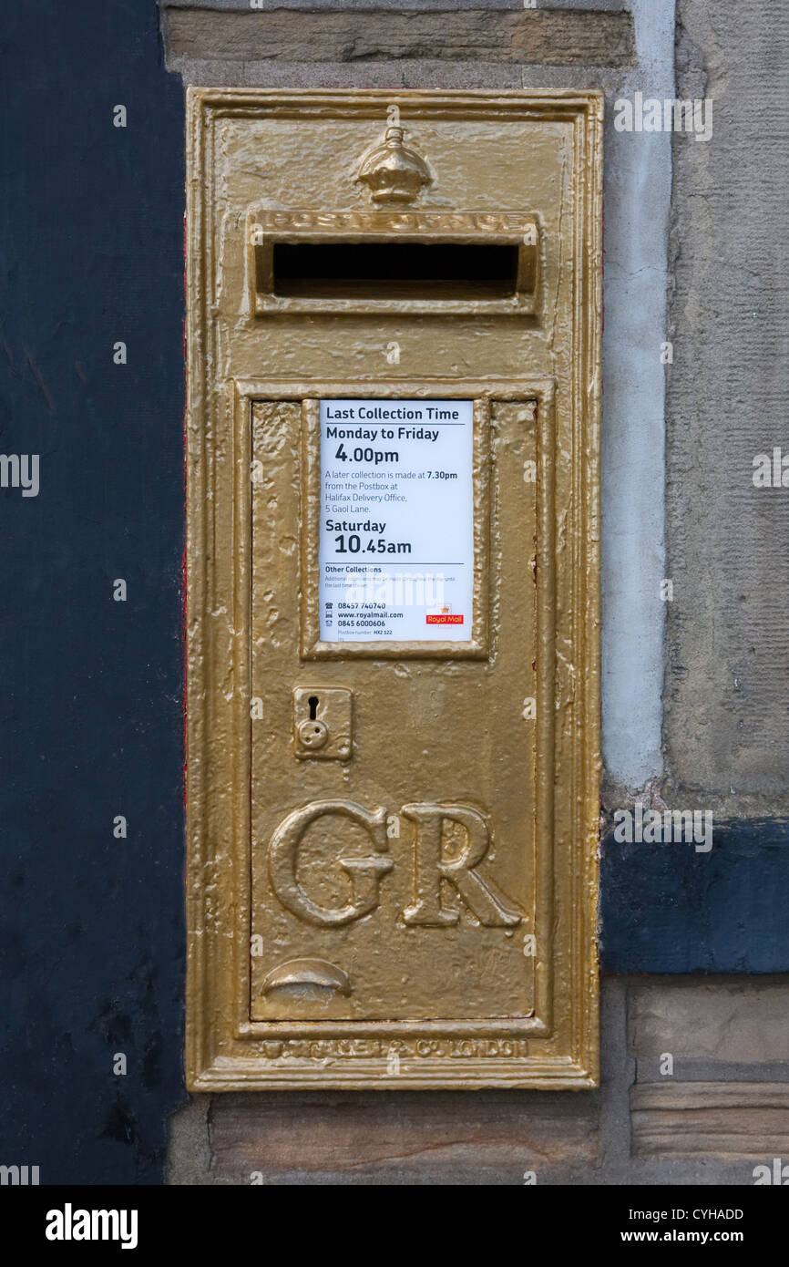 Gold Post Box in Mount Tabor, Halifax, to honour paralympic athlete ...