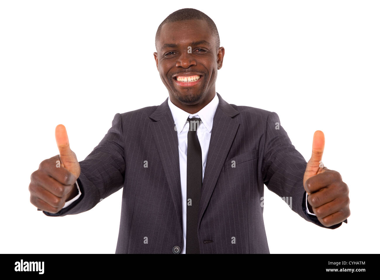 businessman with thumbs up Stock Photo - Alamy