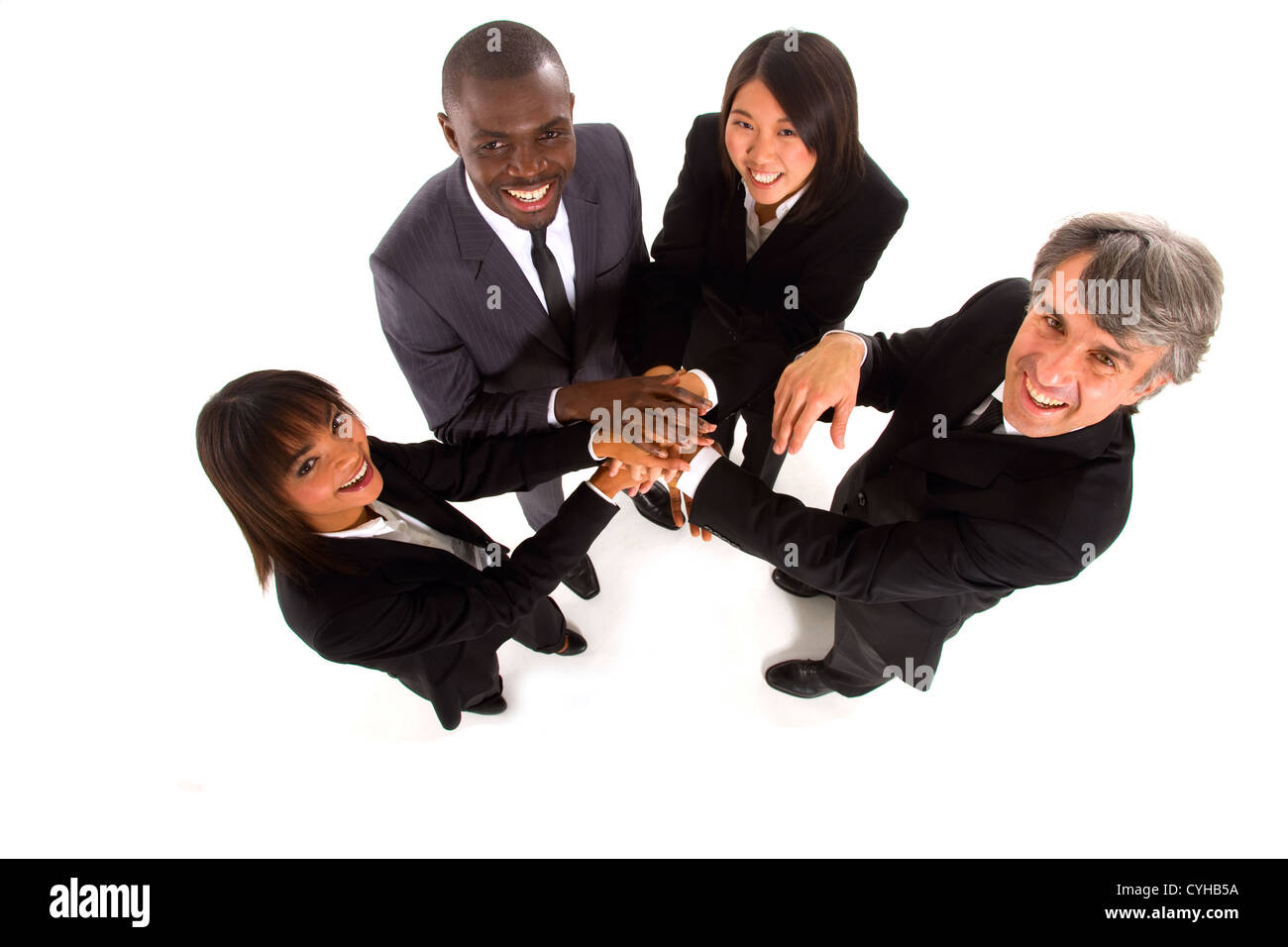 Diversity hands team collaboration Cut Out Stock Images & Pictures - Alamy