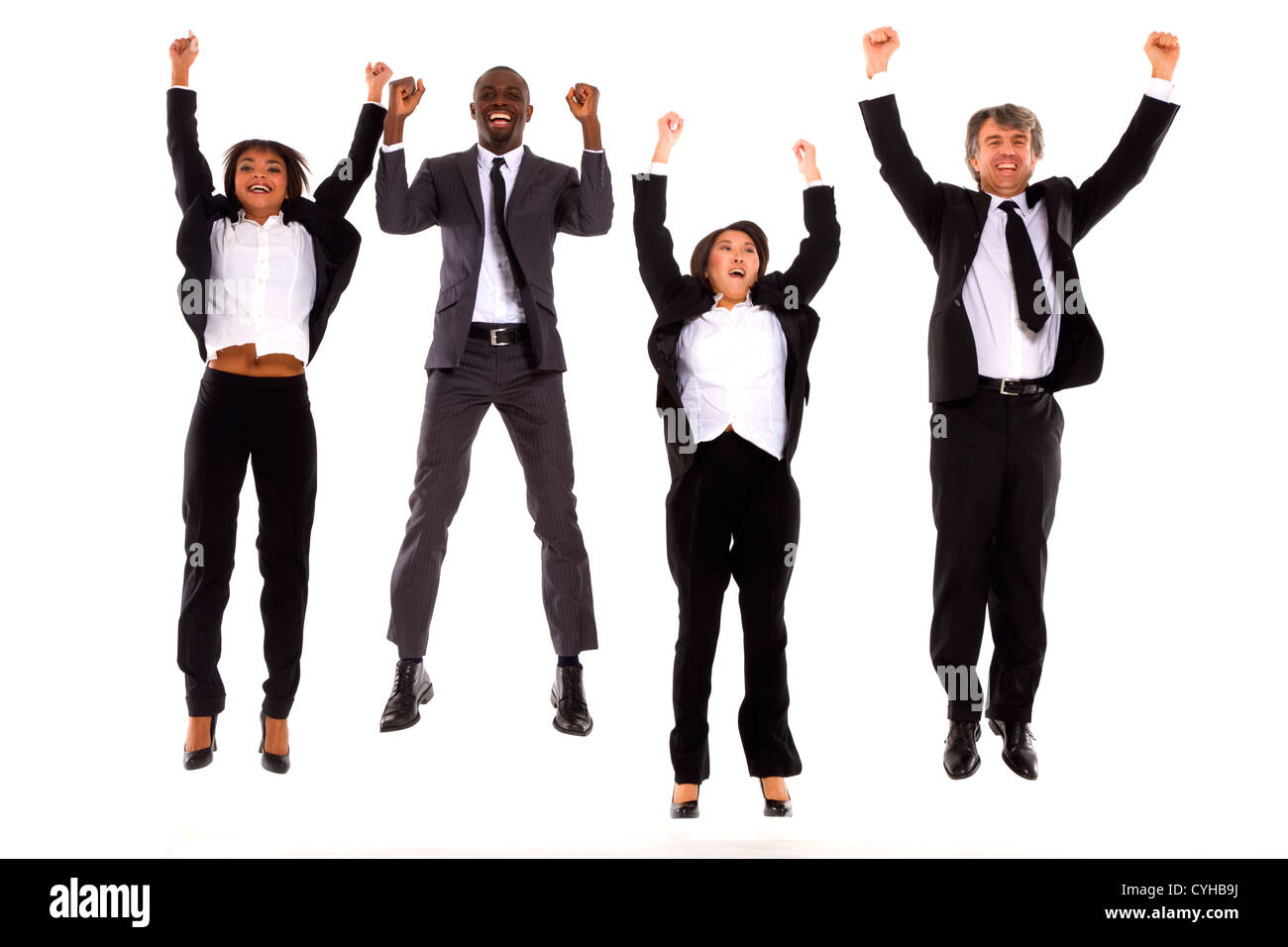 Team enjoy Cut Out Stock Images & Pictures - Alamy