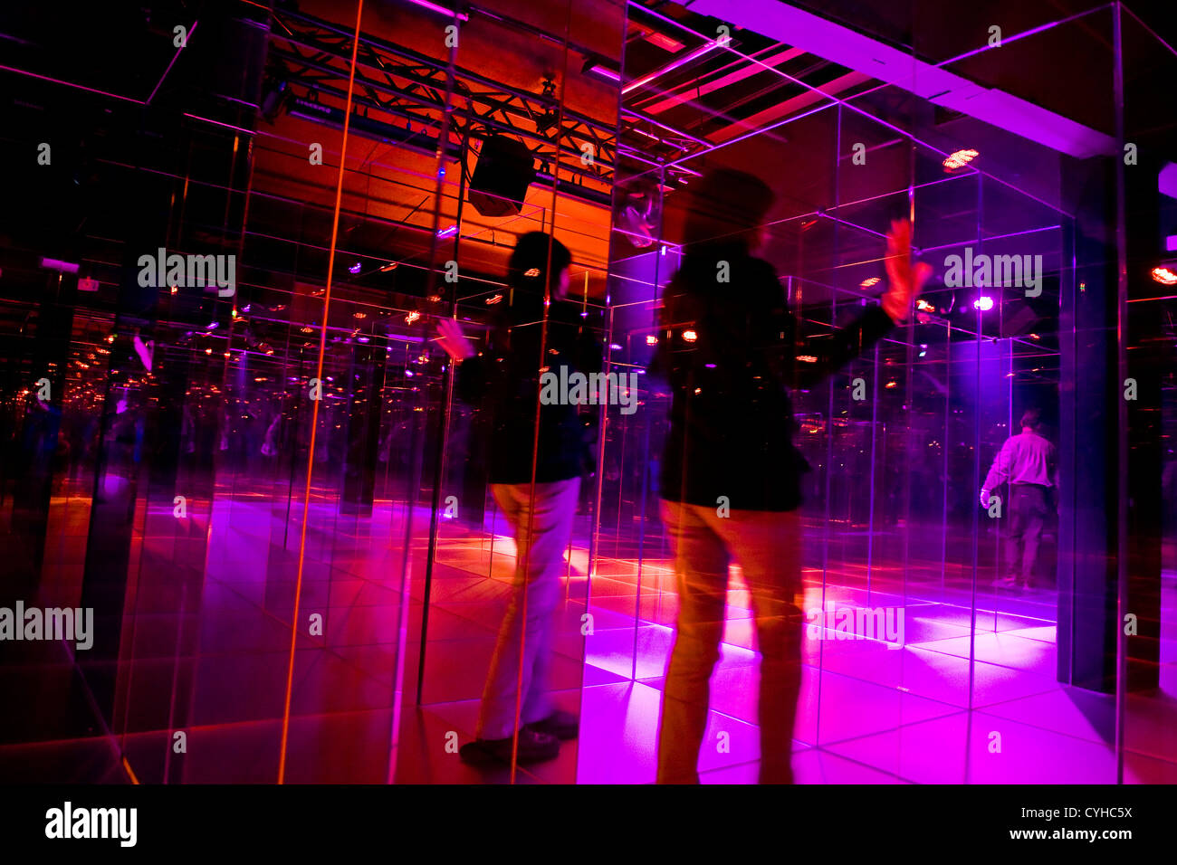 Switzerland, Canton Nidwalden, Hergiswil, glass labyrinth Stock Photo ...