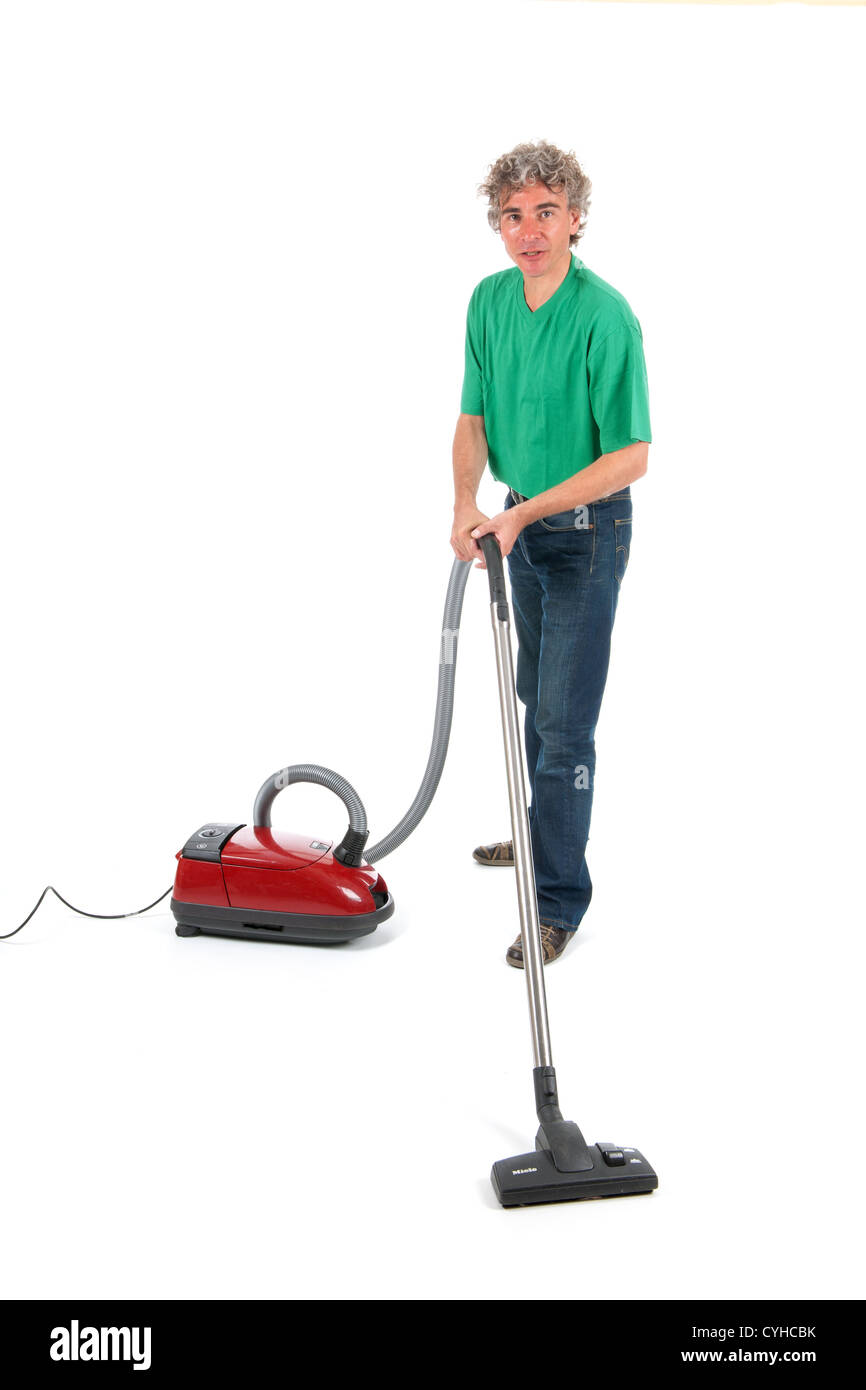 Portrait man working in Cut Out Stock Images & Pictures - Alamy