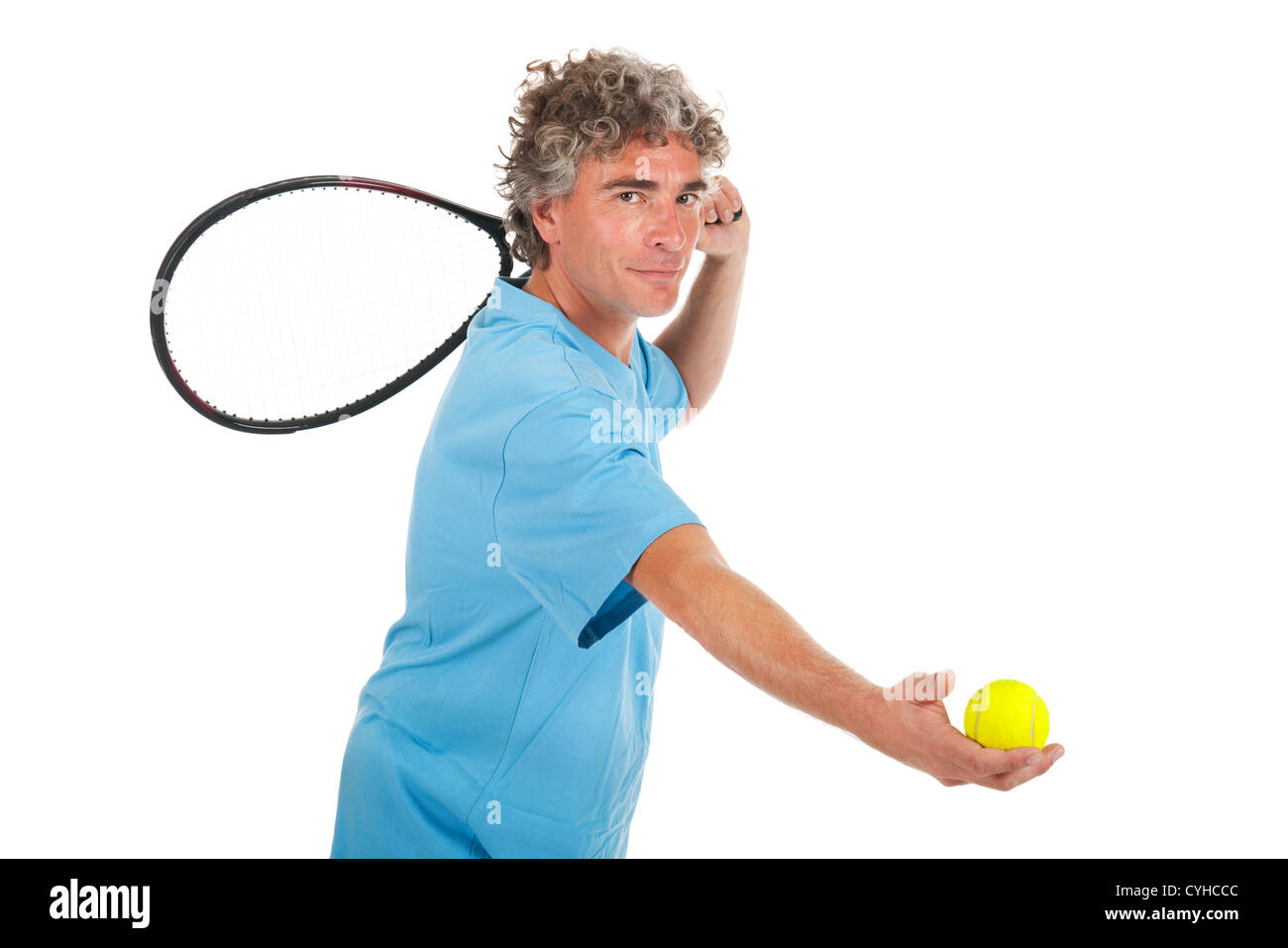 Man is playing tennis Stock Photo - Alamy