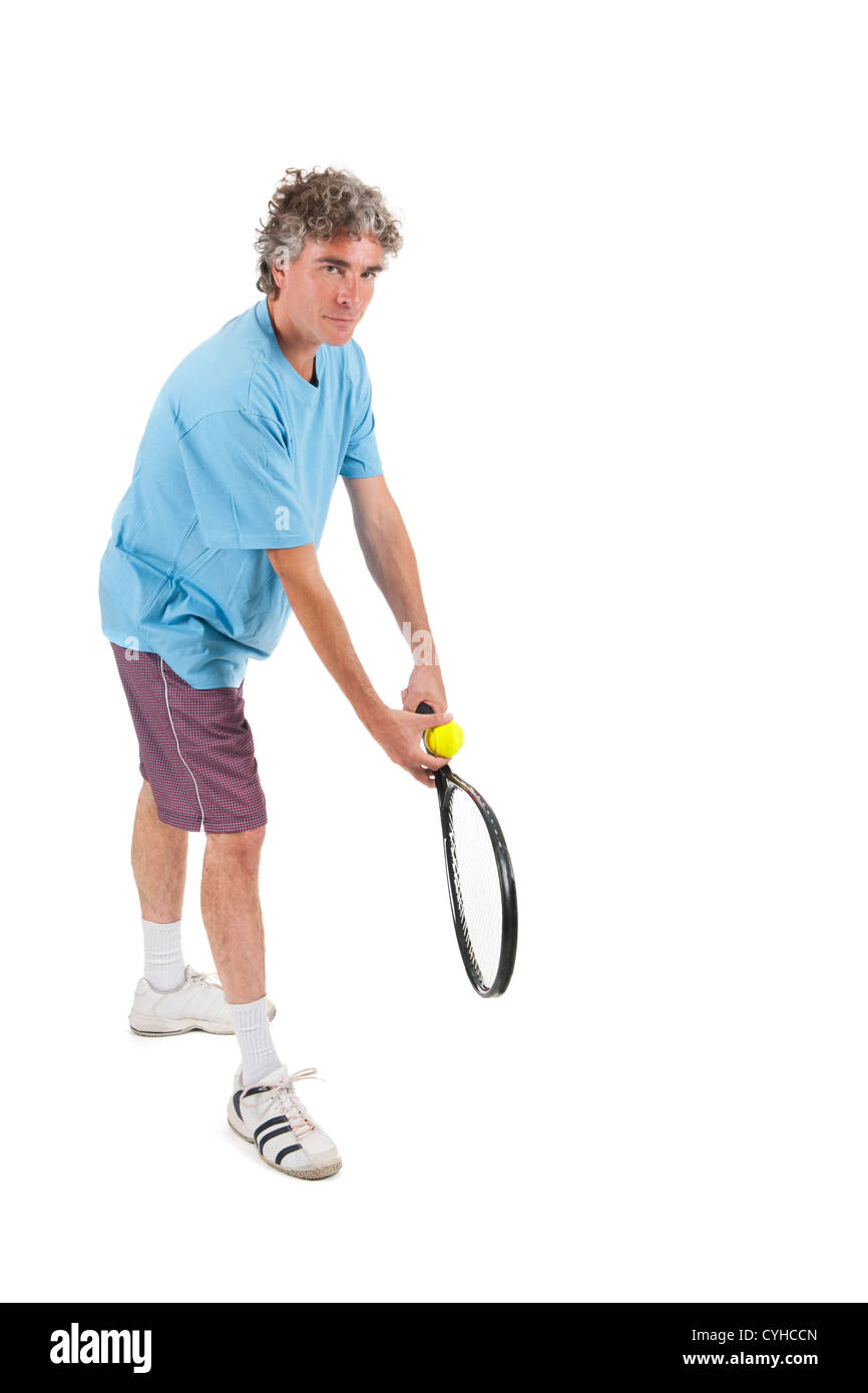 Man is playing tennis Stock Photo - Alamy