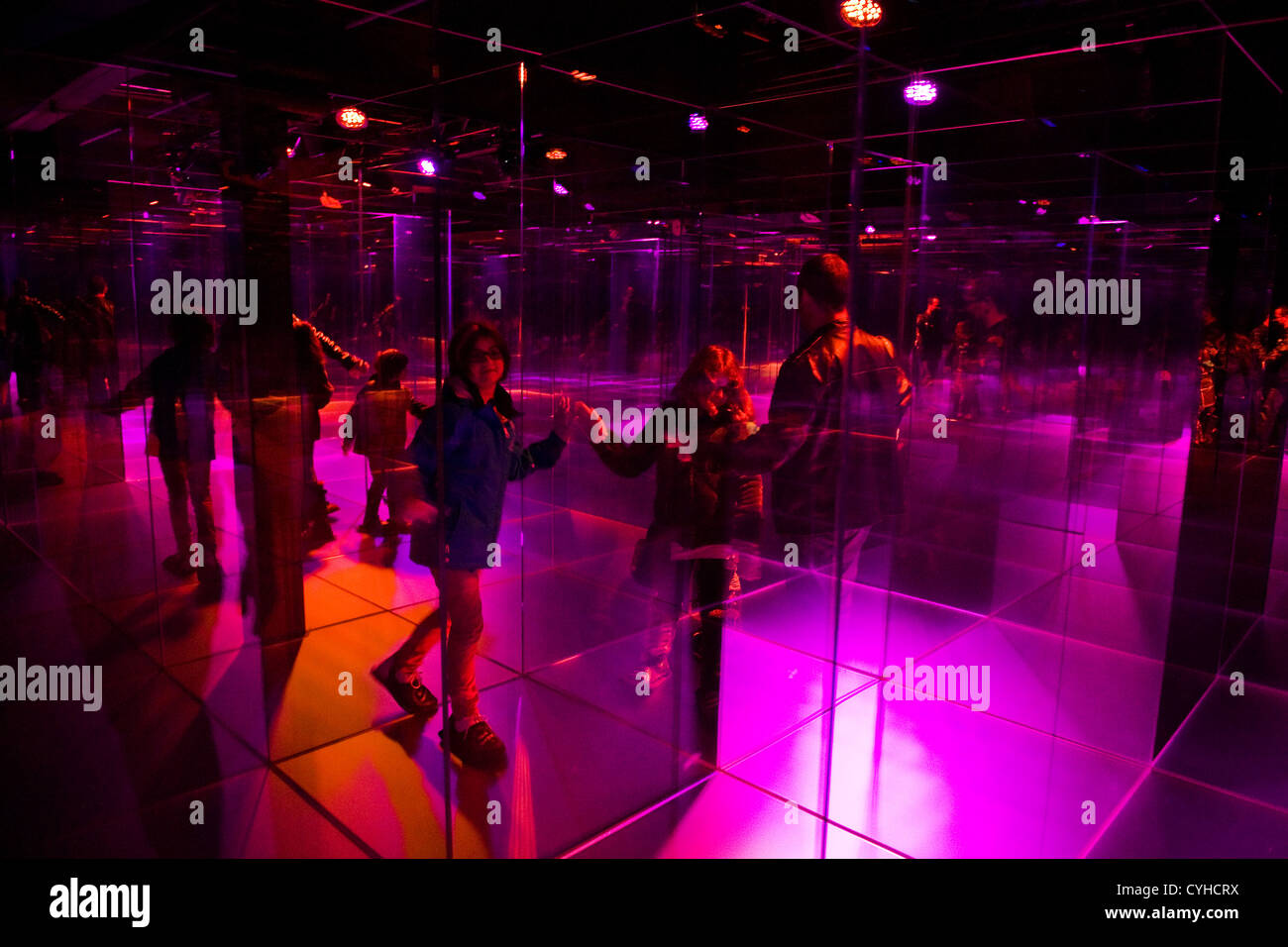 Switzerland, Canton Nidwalden, Hergiswil, glass labyrinth Stock Photo ...