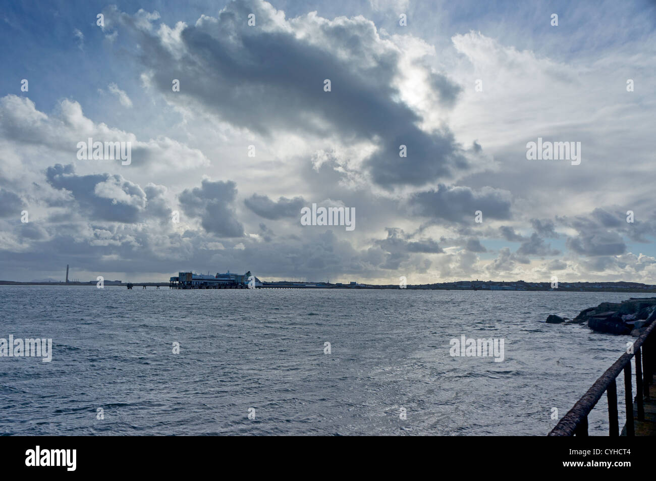 Holyhead Harbour Holyhead Anglesey North Wales Uk. Rio Tinto In the ...