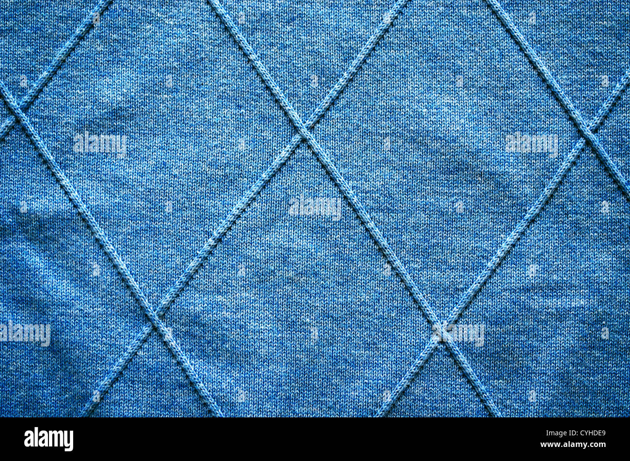 Cross lines on knitted sweater pattern fabric background Stock Photo ...