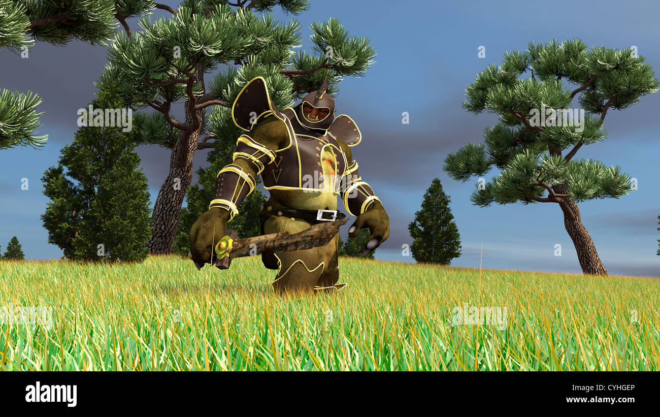 Ork cartoon hi-res stock photography and images - Alamy