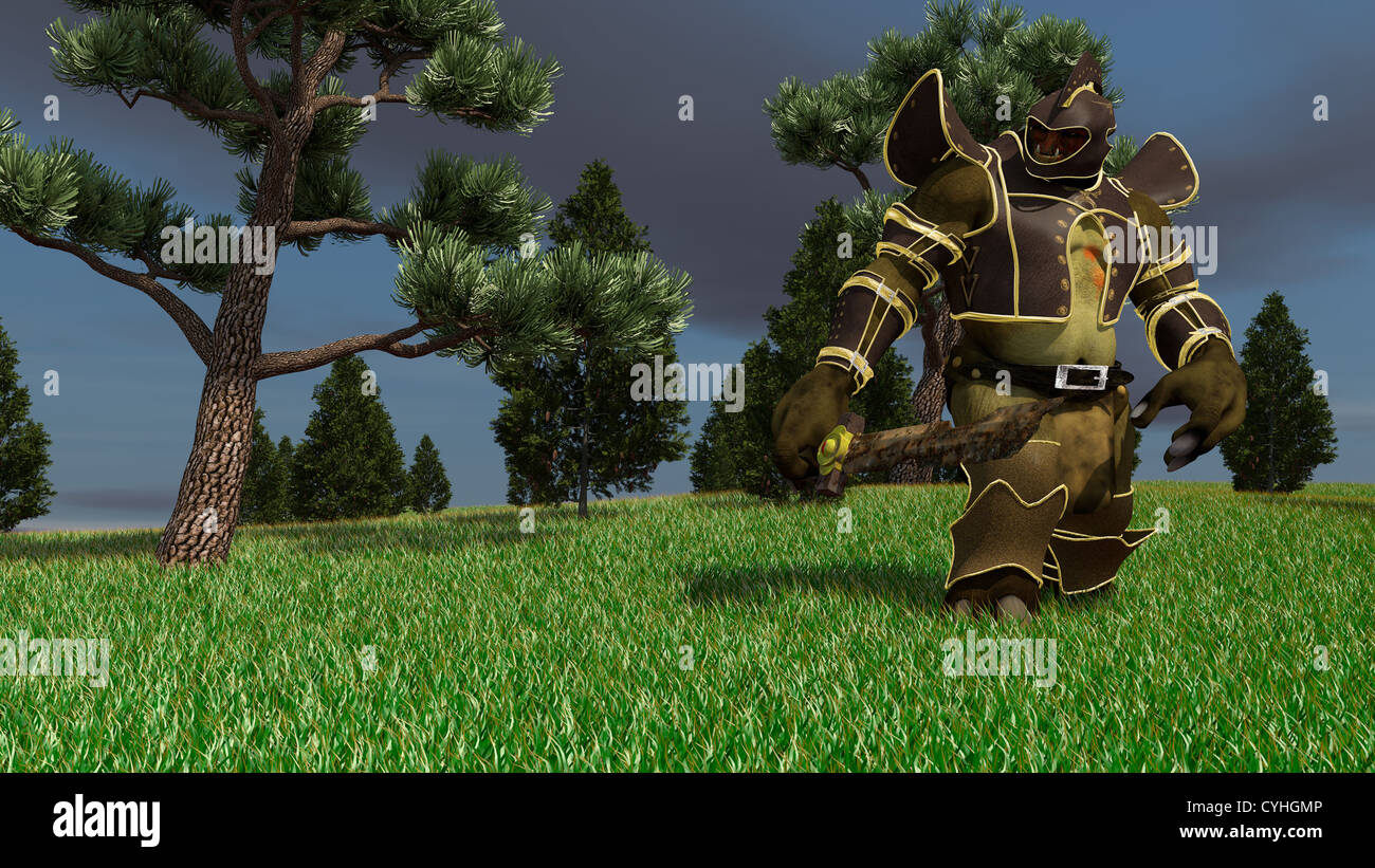 Ork cartoon hi-res stock photography and images - Alamy