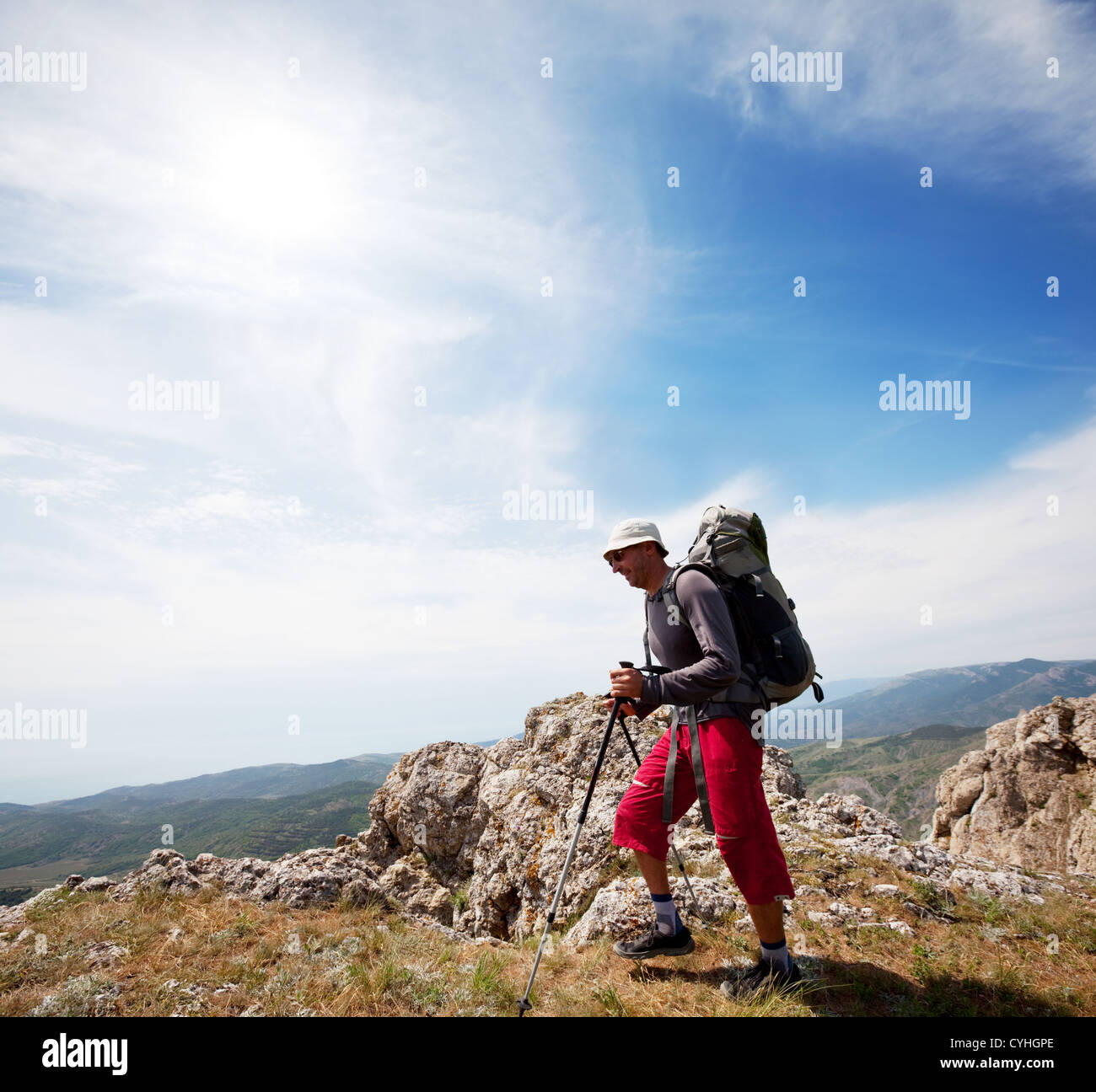 group in hike Stock Photo - Alamy