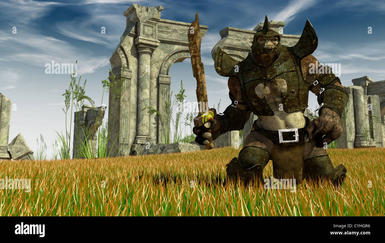 Ork cartoon hi-res stock photography and images - Alamy