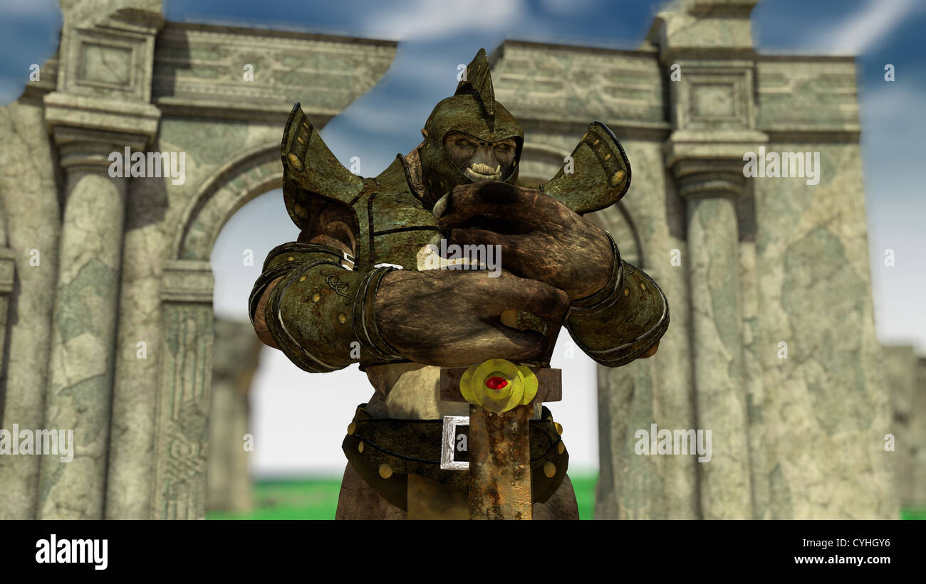 Ork cartoon hi-res stock photography and images - Alamy