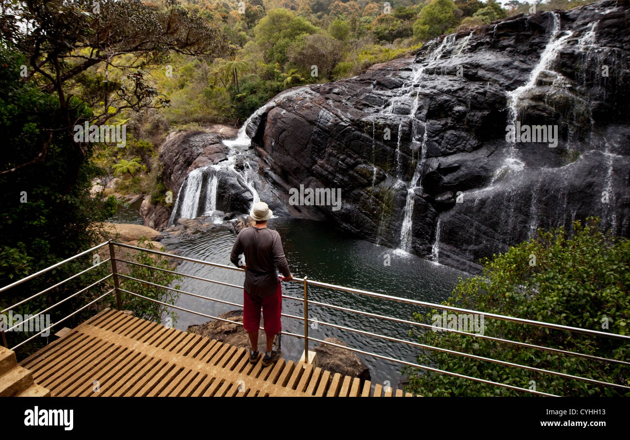Waterfall on Sri Lanka,Horton Place Stock Photo - Alamy