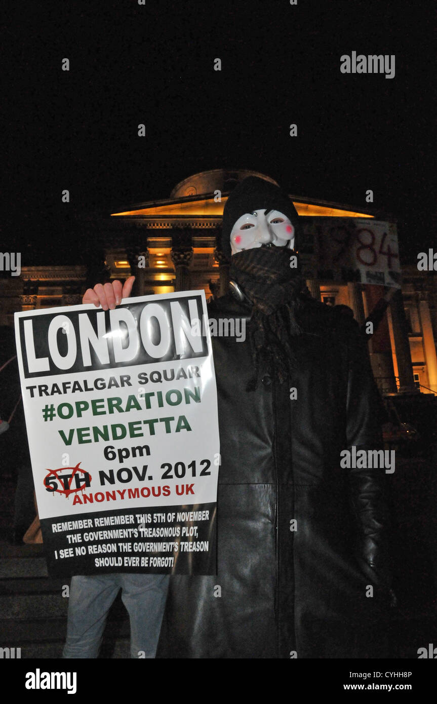 Protester wears vendetta mask hi-res stock photography and images - Alamy
