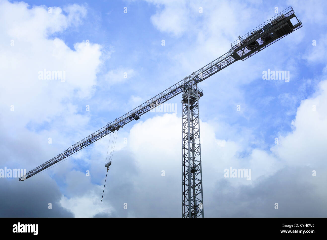 Construction site crane Stock Photo - Alamy
