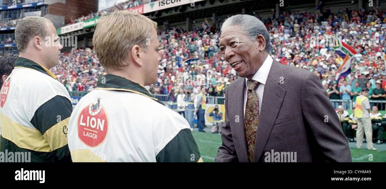 INVICTUS 2009 Warner Bros film with Matt Damon as Francois Pienaar and ...