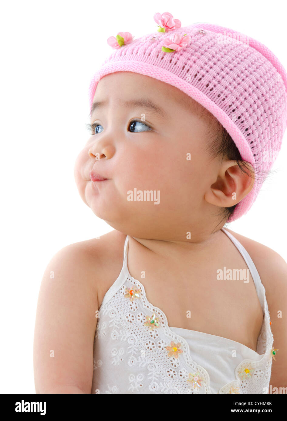 Newborn Baby Girl In Pink