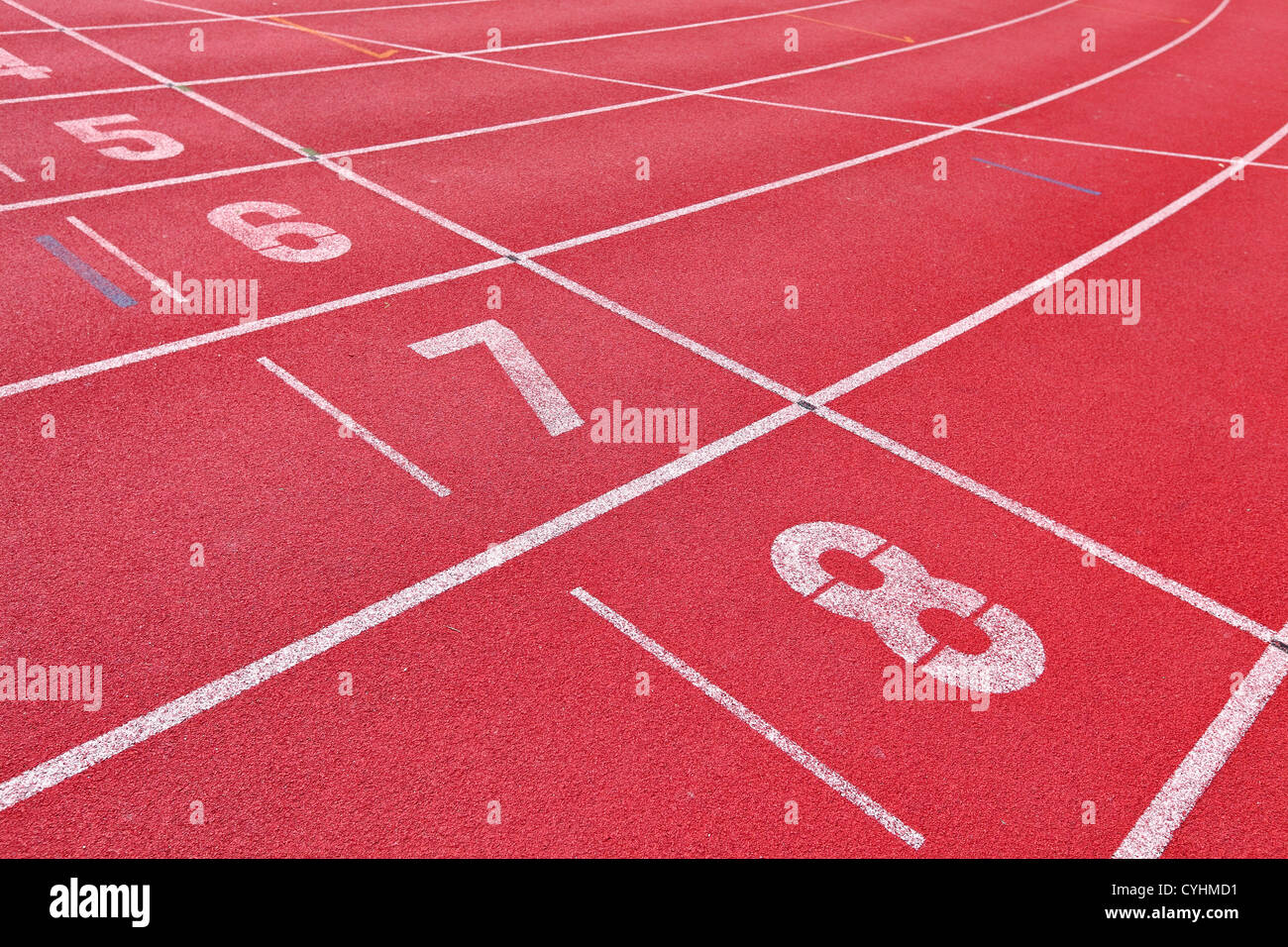 sport running track Stock Photo - Alamy