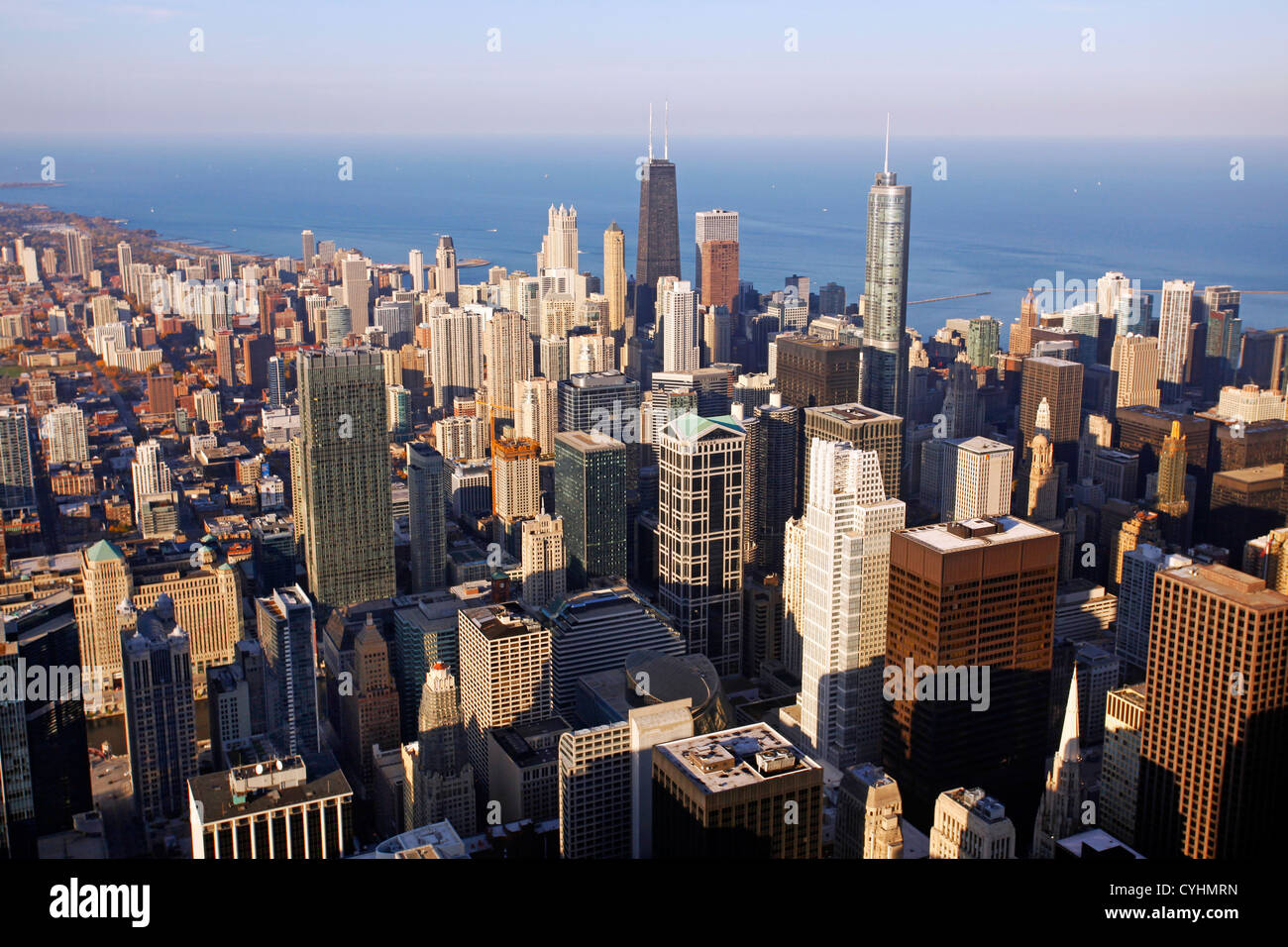 Chicago city skyline, Illinois, America Stock Photo - Alamy