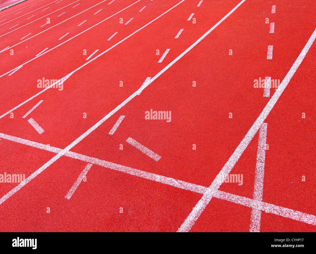 sport running track Stock Photo - Alamy