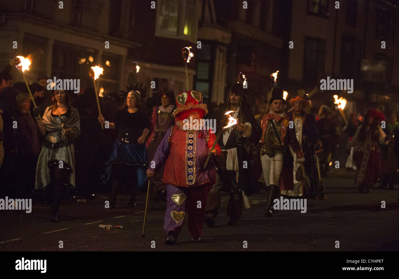 Lewes bonfire societies hi-res stock photography and images - Alamy