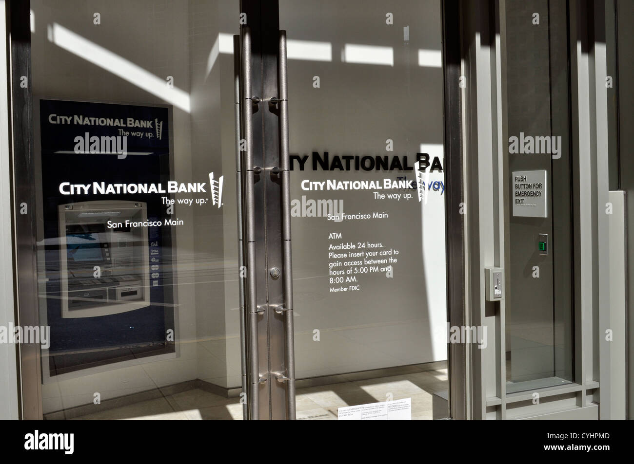 City National Bank ATM Stock Photo - Alamy