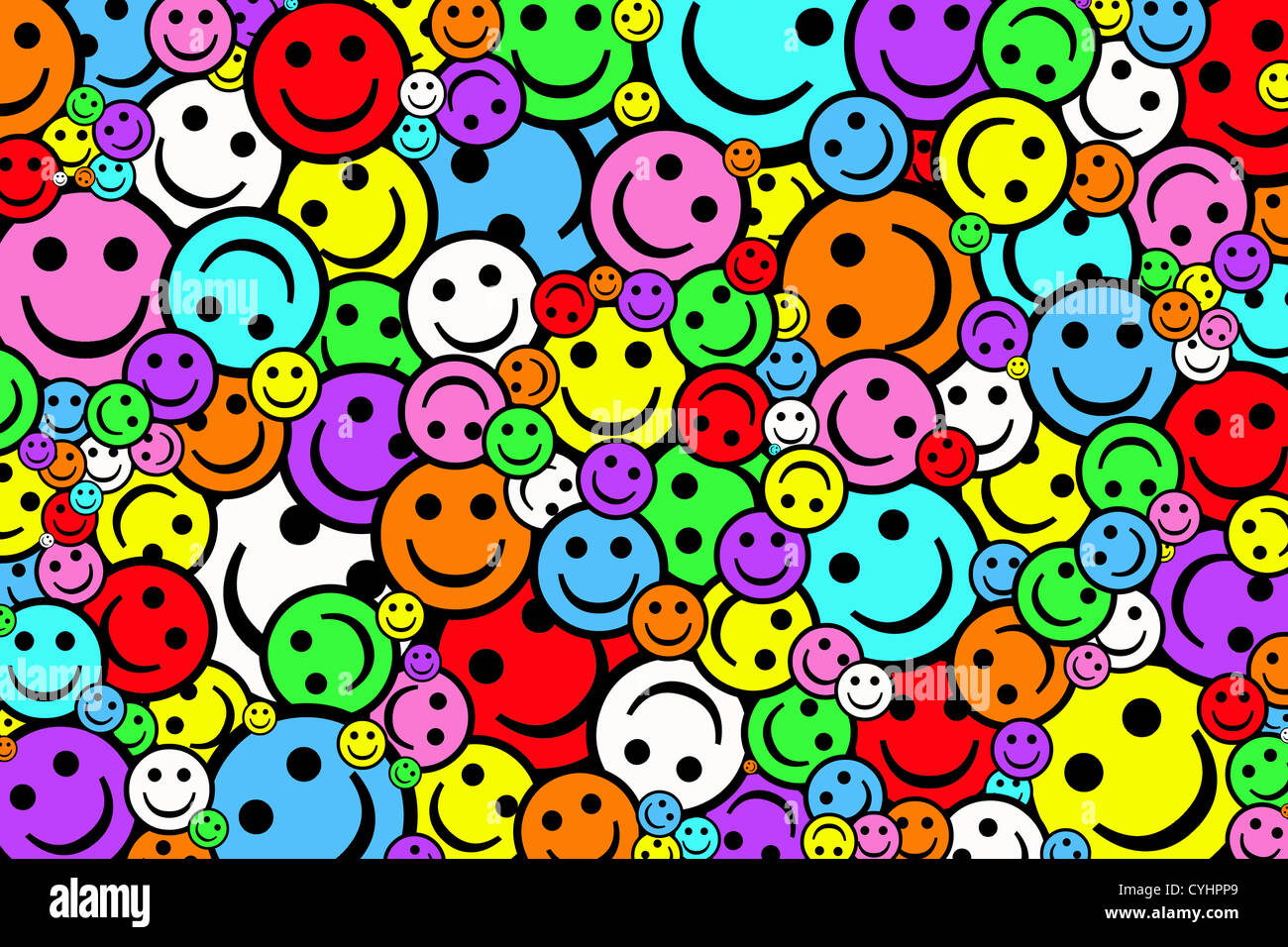 Colourful Smiley Face