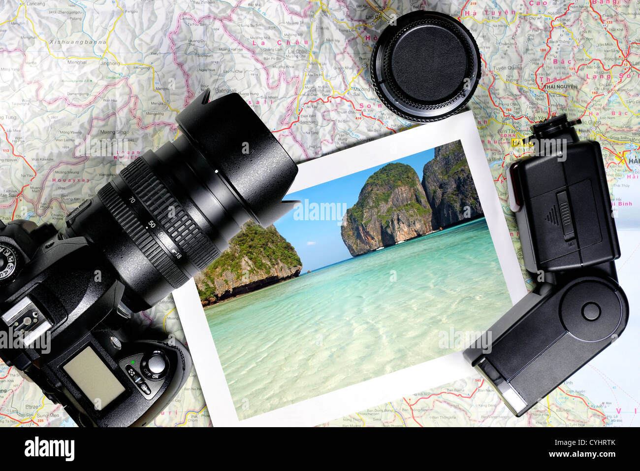Map of lens hi-res stock photography and images - Alamy