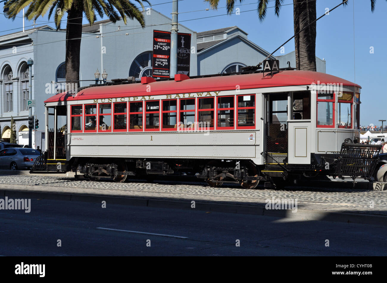 Historic Streetcar San Francisco Stock Photo - Alamy
