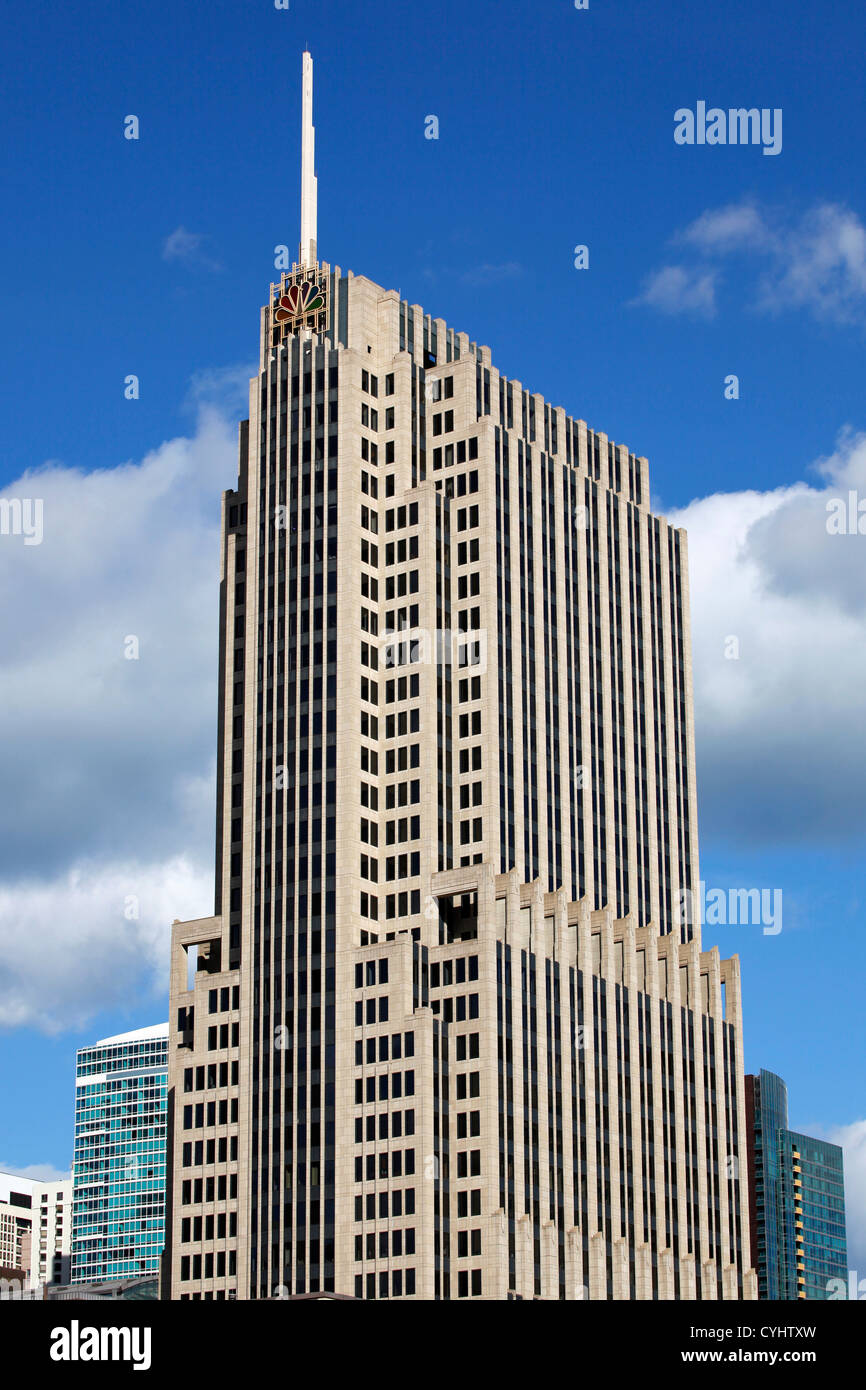 NBC Tower Building, Illinois, America Stock Photo - Alamy