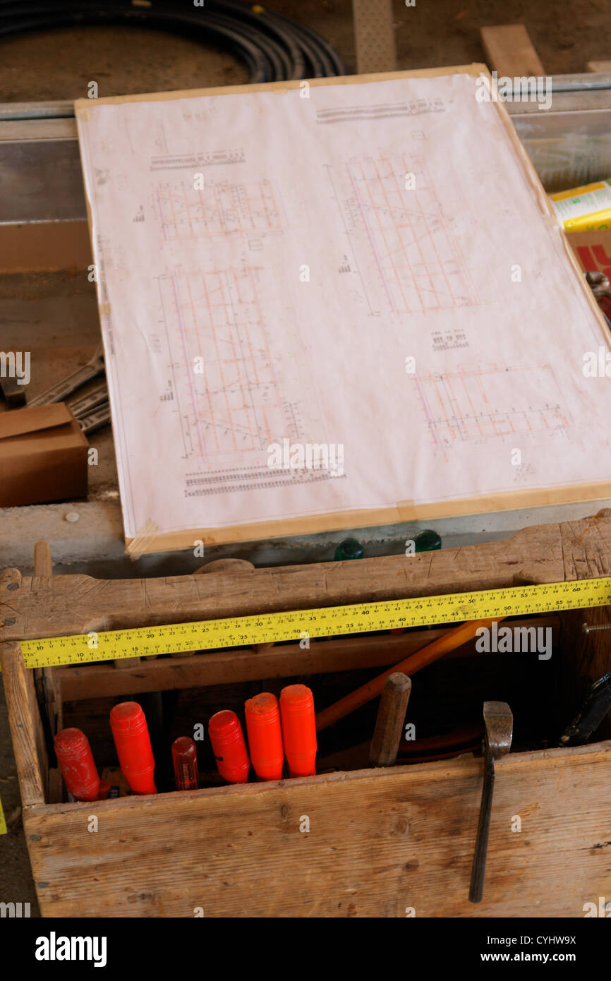 close-up of a tool box Stock Photo - Alamy