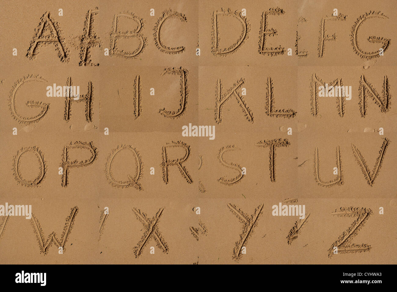 Alphabet in nature hi-res stock photography and images - Alamy