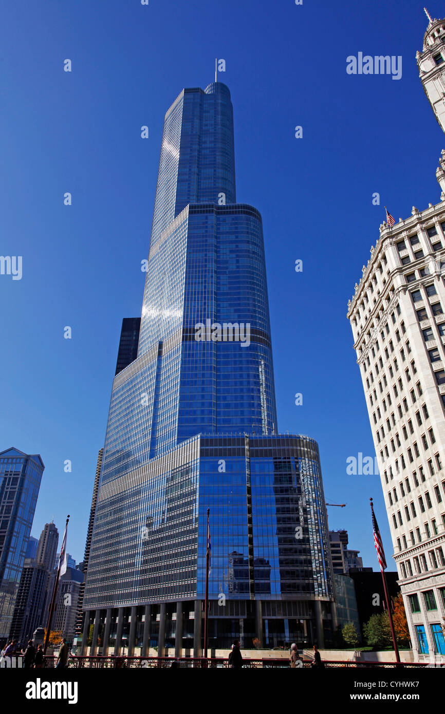 The Trump International Hotel and Tower, Chicago, Illinois, America ...