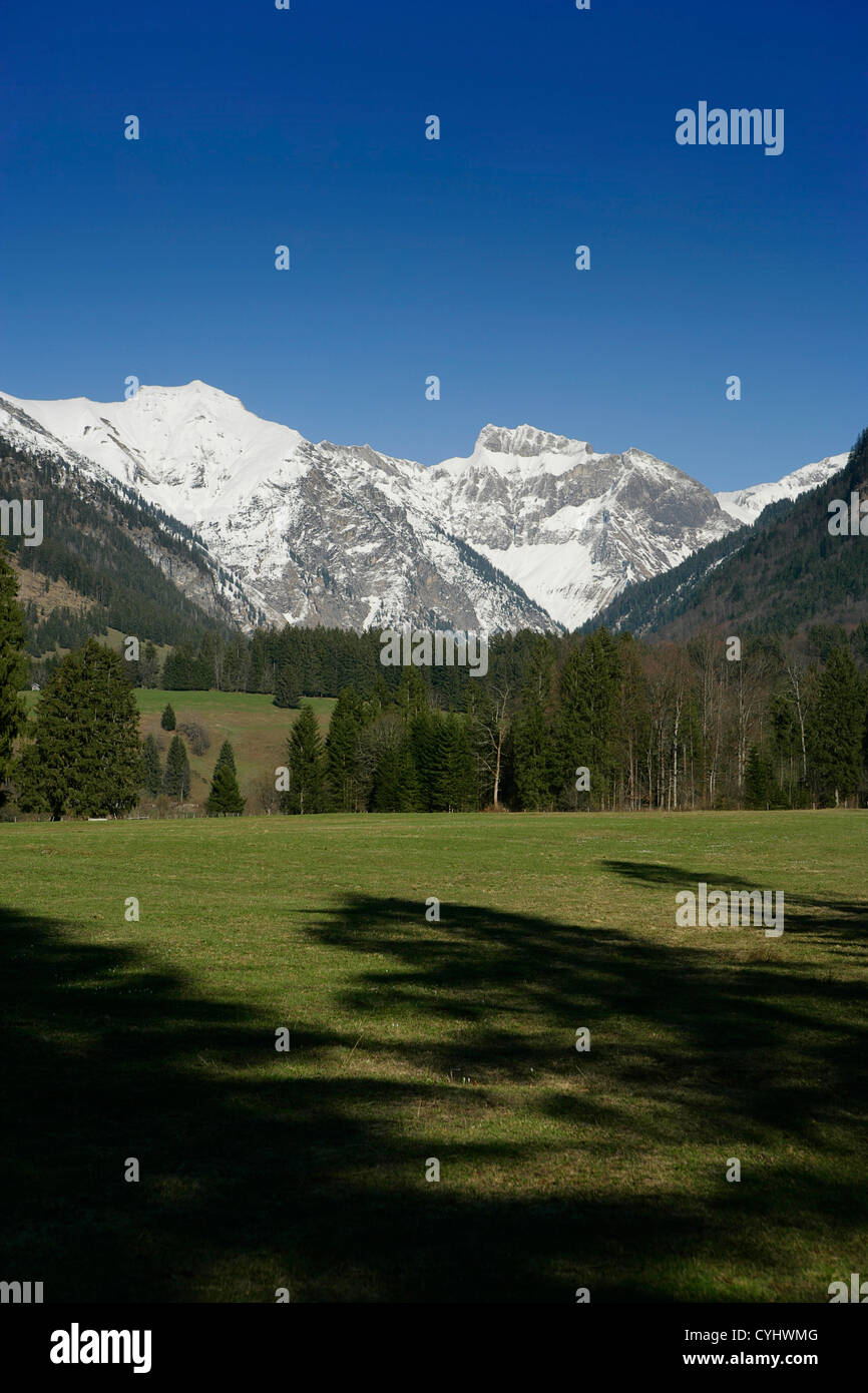 the famous alp mountains mountaineer range high Stock Photo - Alamy