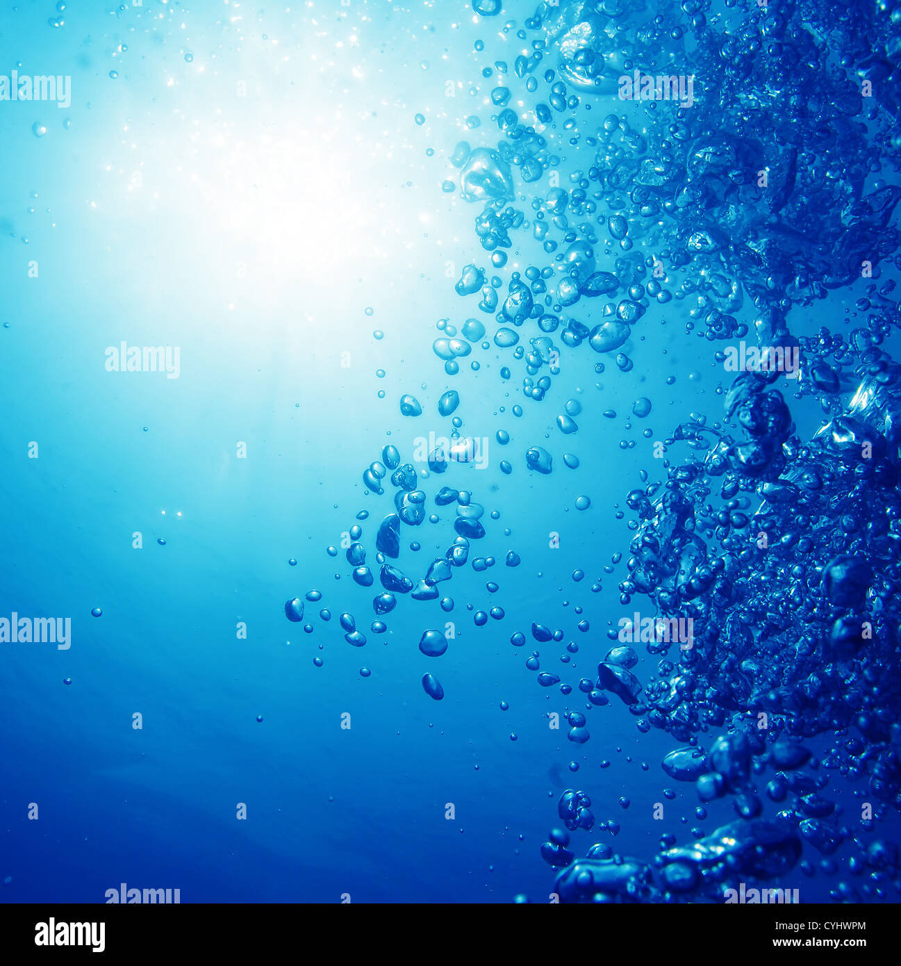 air bubbles in fresh water nice for backgrounds Stock Photo - Alamy