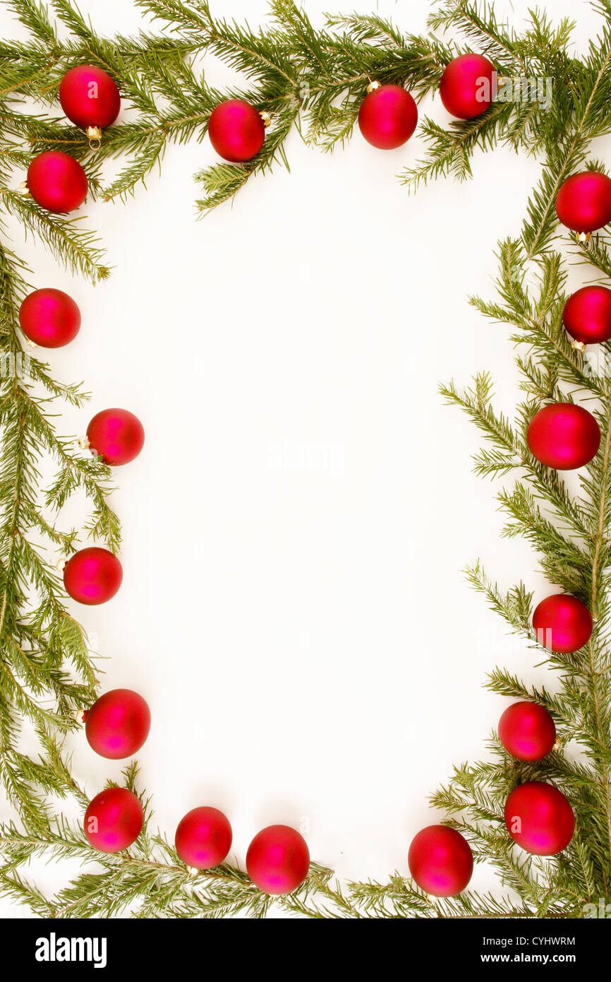 Christmas garland border hi-res stock photography and images - Alamy