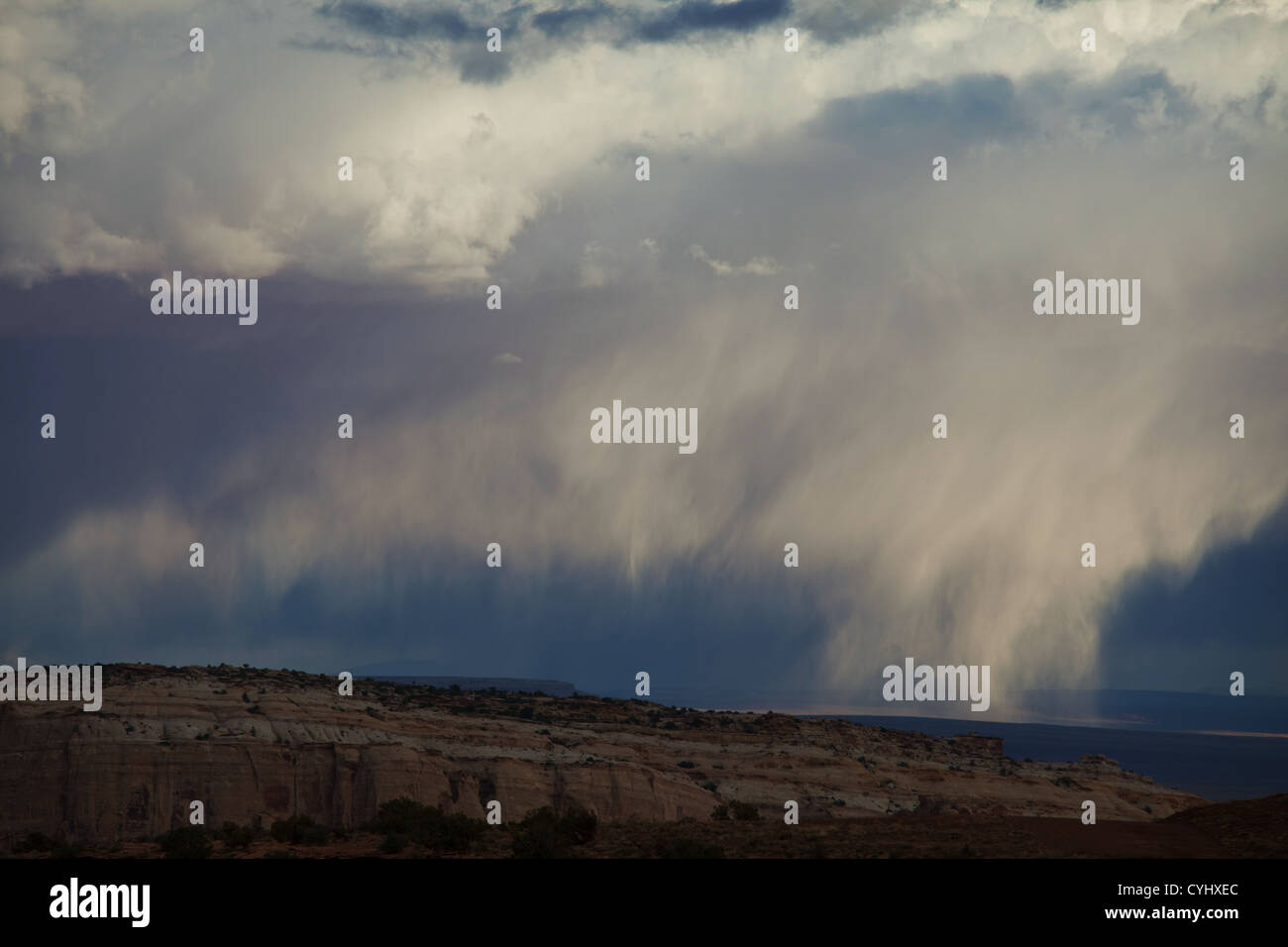 rain above prairie Stock Photo - Alamy